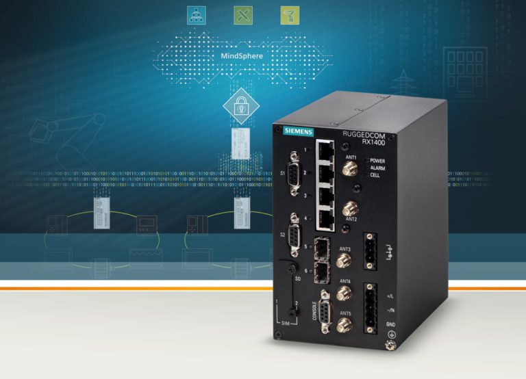 Siemens Ruggedcom RX1400: IoT-Daten direkt an Mindsphere
