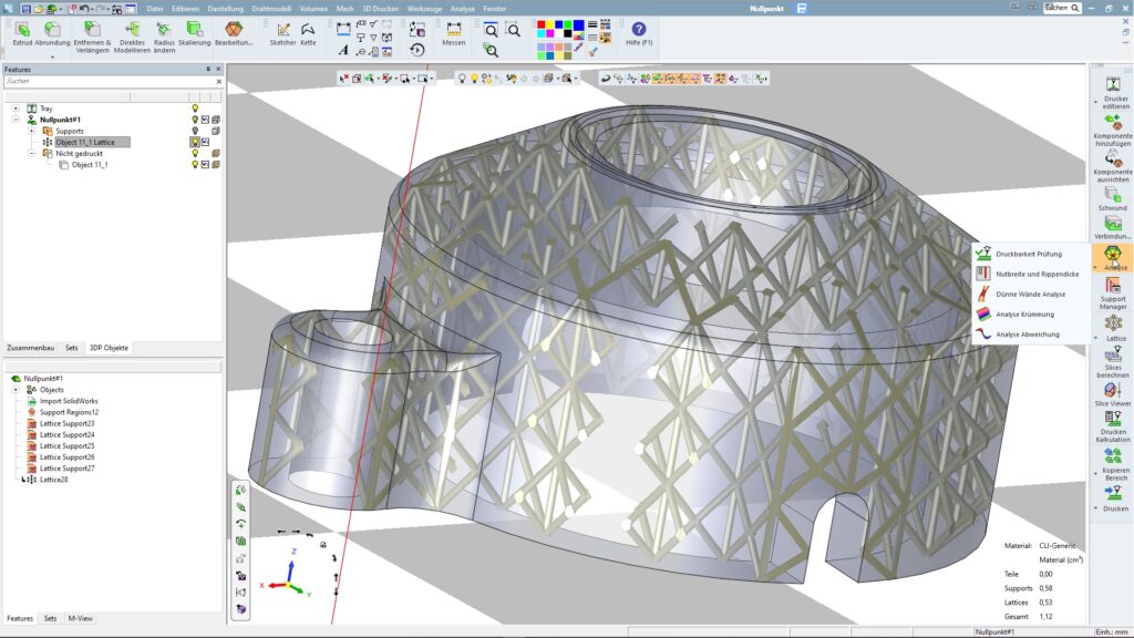 3D Systems 3DXpert for SolidWorks: 3D-Druckvorbereitung integriert