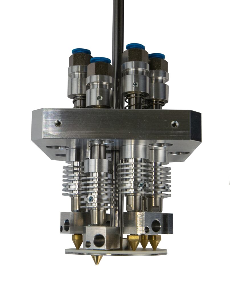 Multec M800S: 3D-Drucker mit Sinumerik und 6-fach-Druckkopf